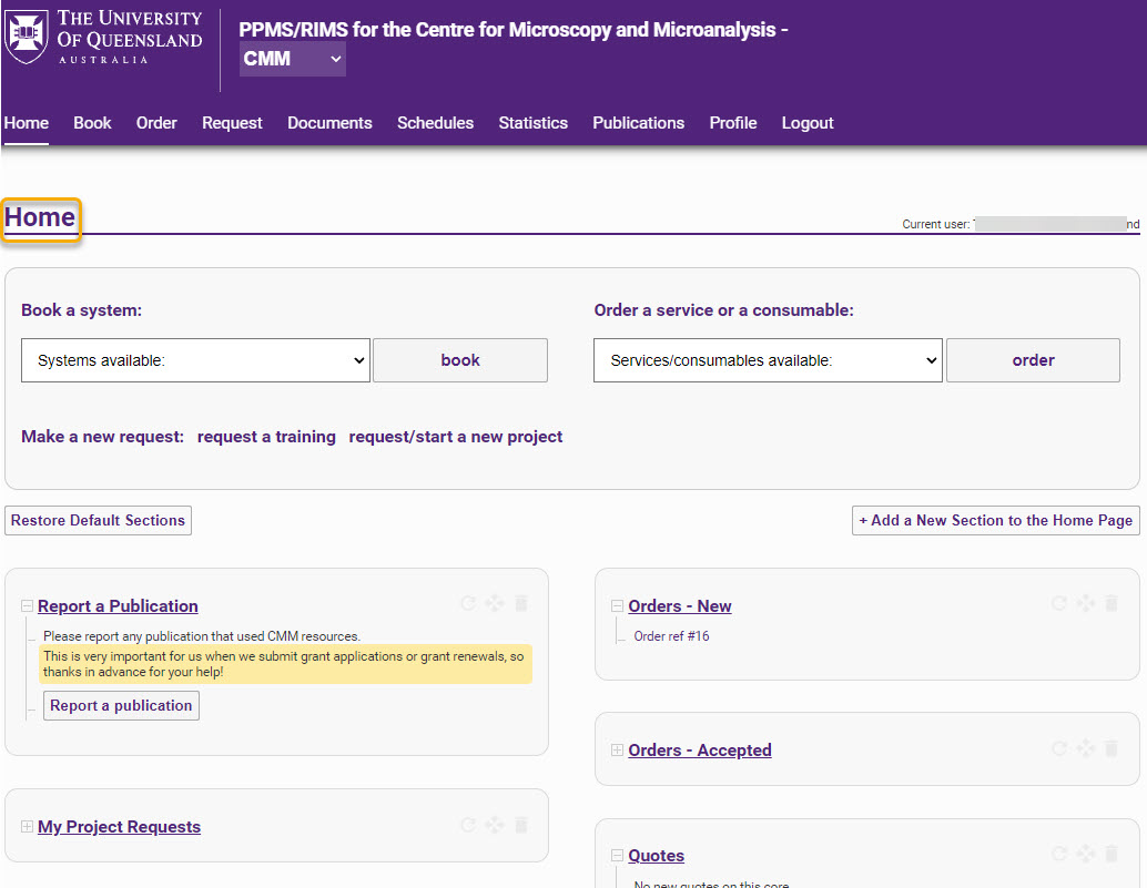 Login to RIMS - Systems Training Hub - University of Queensland